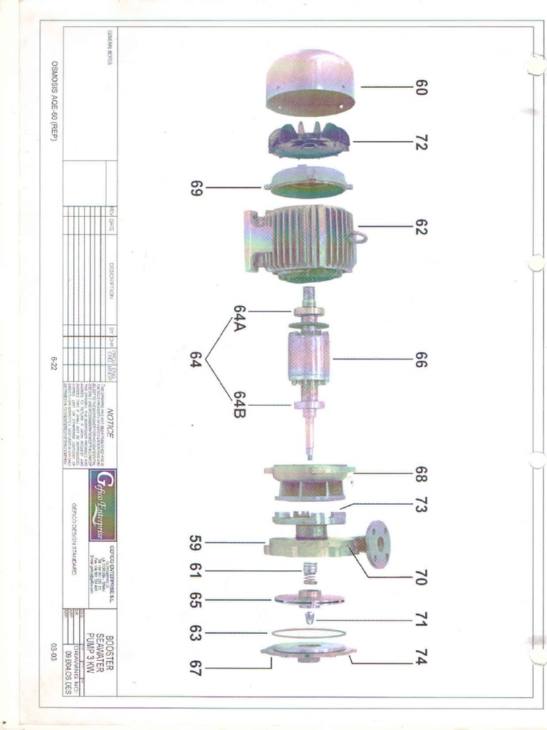 Sea Water Booster Pump | PDF