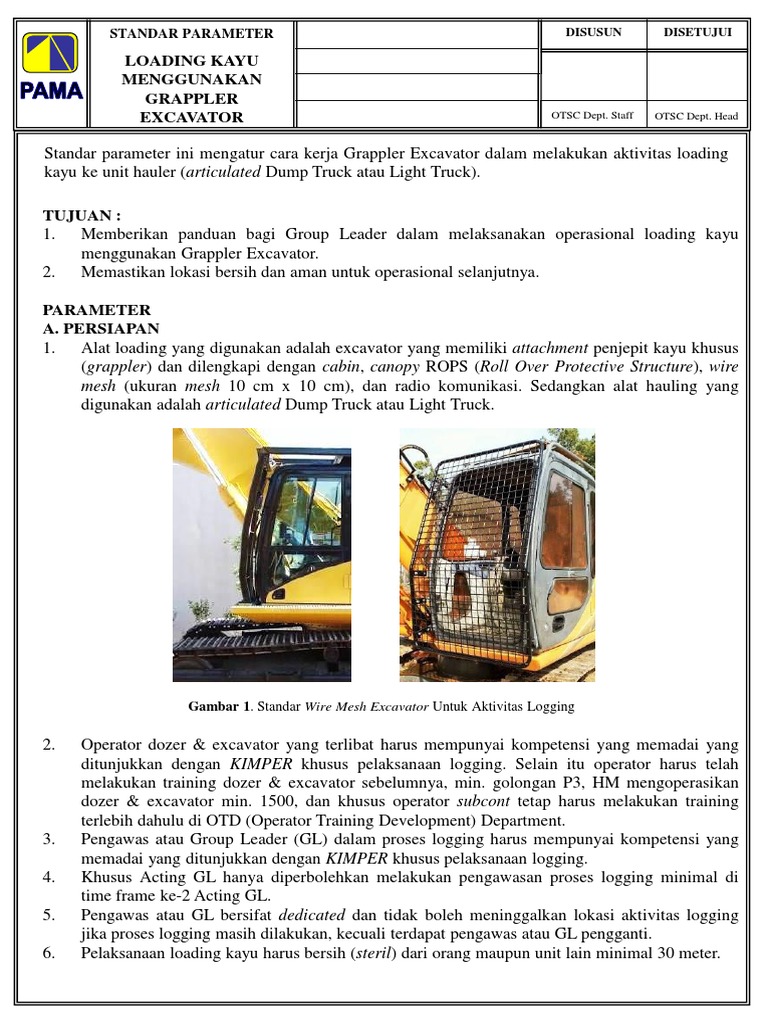 Panduan Loading Kayu dengan Grappler | PDF