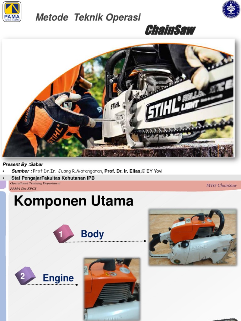 MTO&penajaman Chainsaw | PDF | Wood | Tools