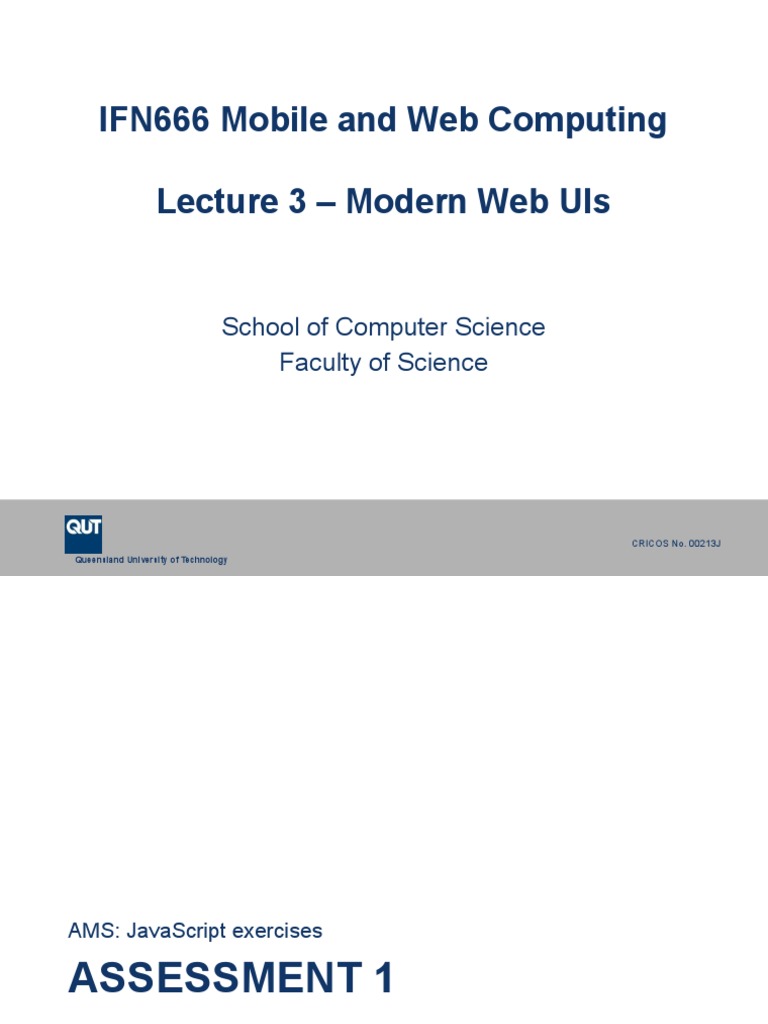 IFN666 Lecture3-1 | PDF