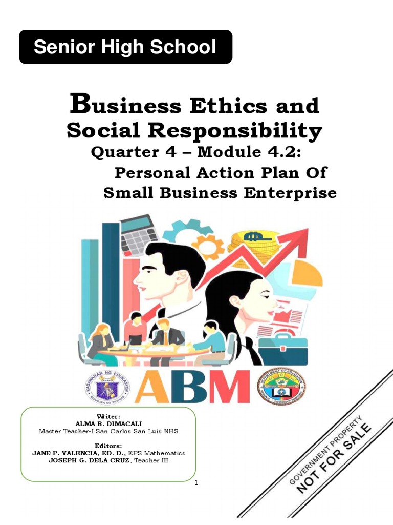 High School Business Ethics Plan | PDF | Business | Entrepreneurship