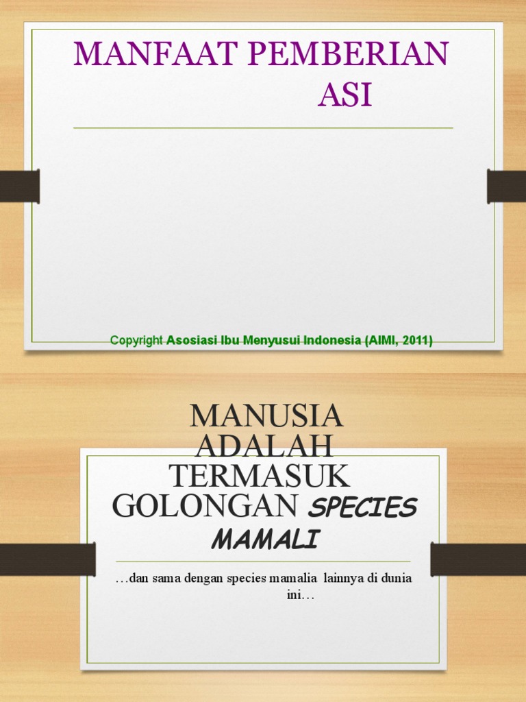 Manfaat Pemberian ASI-dikonversi | PDF