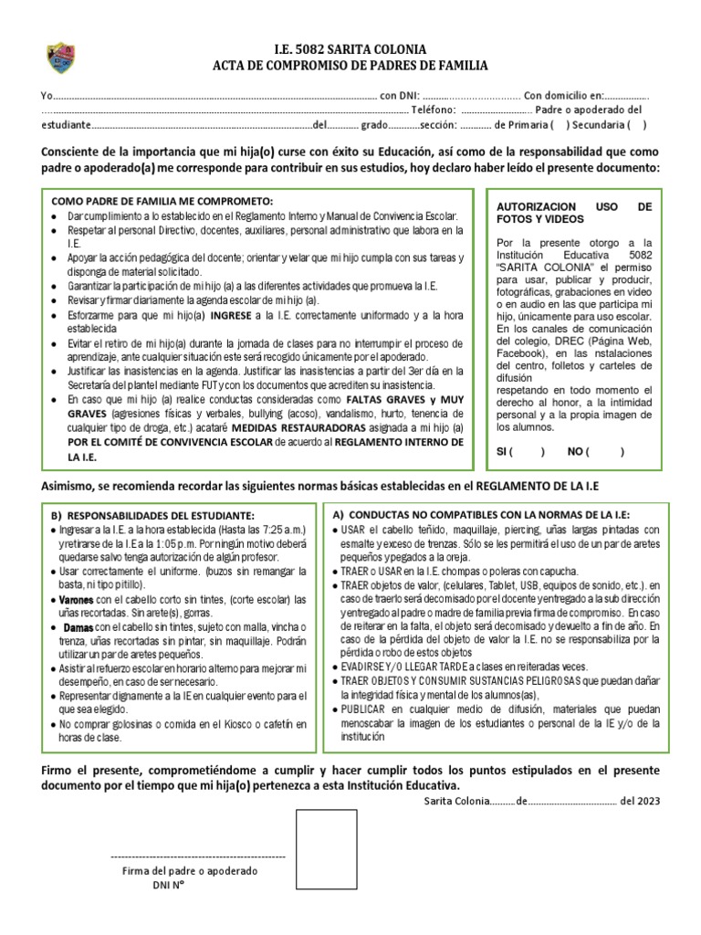 COMPROMISO de PPFF | PDF