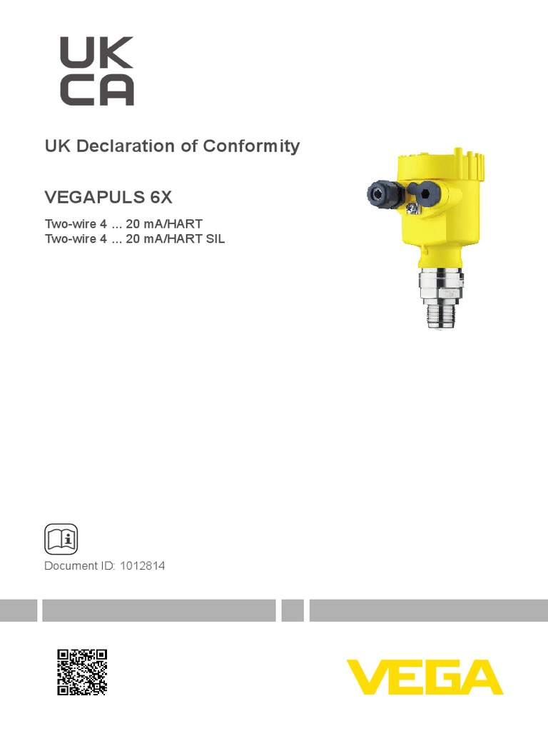 EN UK Declaration of Conformity VEGAPULS 6X | PDF | Electromagnetic ...