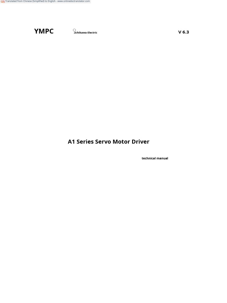 Servo Motor Driver Guide | PDF | Electric Motor | Parameter (Computer Programming)