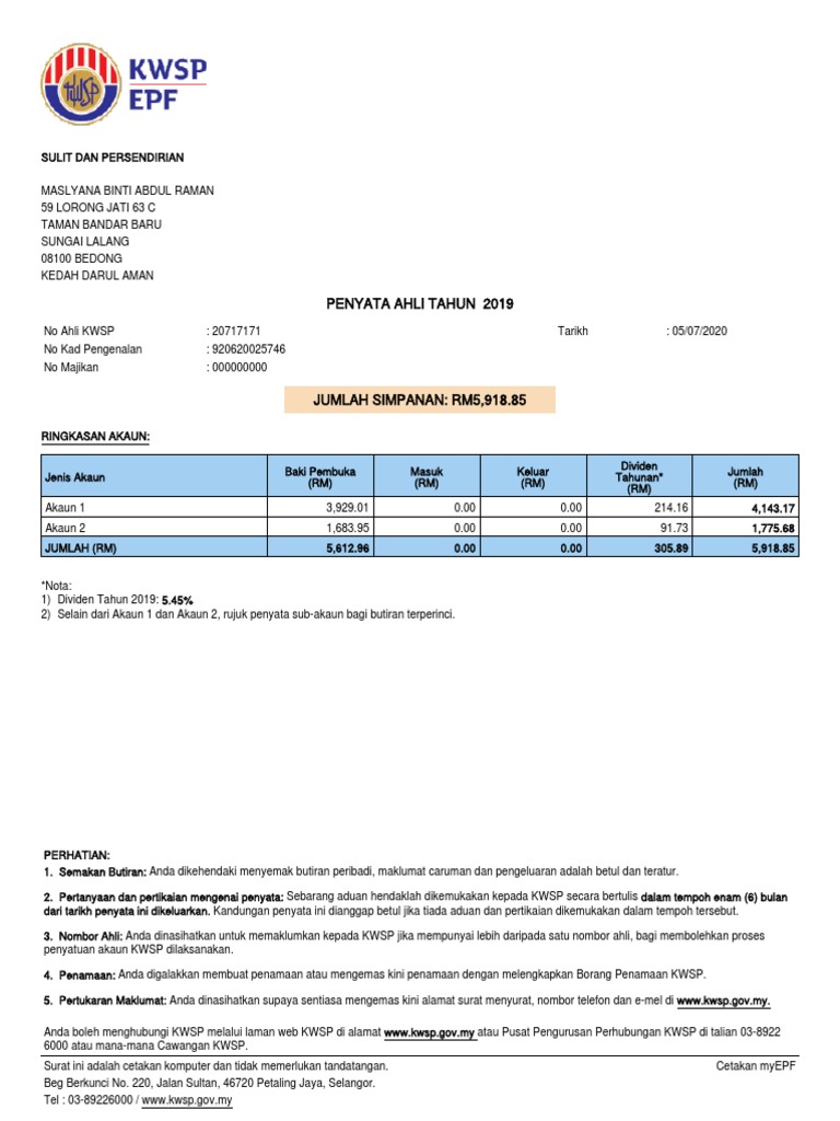 Summary Statement | PDF