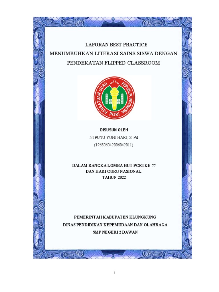 Best Practice Ni Putu Yunihari SMP N 2 Dawan | PDF