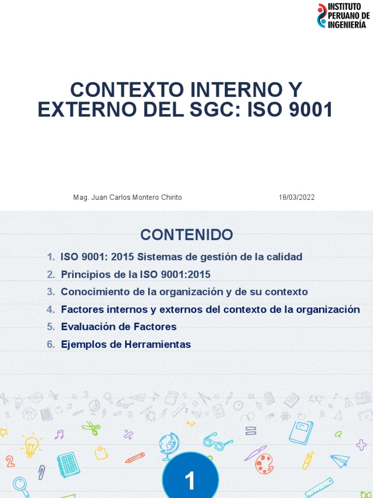 Contexto Interno y Externno de SGC Iso 9001 18032022 | PDF