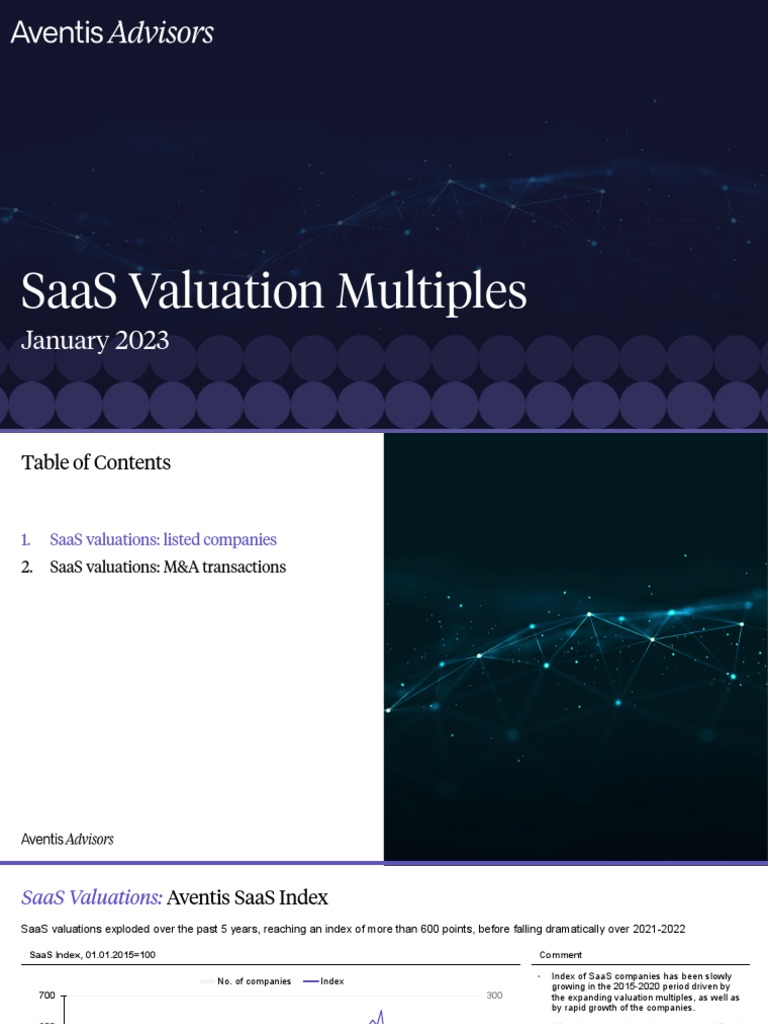 VC Case Study SaaS Valuation Multiples | PDF | Valuation (Finance ...