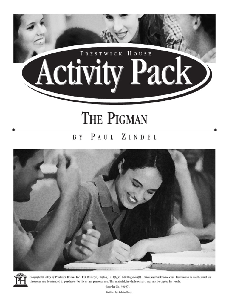 The Pigman Activity Pack | PDF