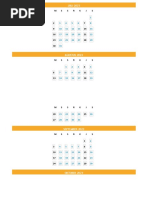 Kalender KB 3 Bulan | PDF