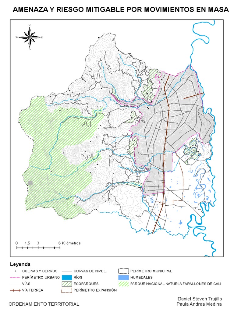 Mapa Amenazas POT Cali | PDF