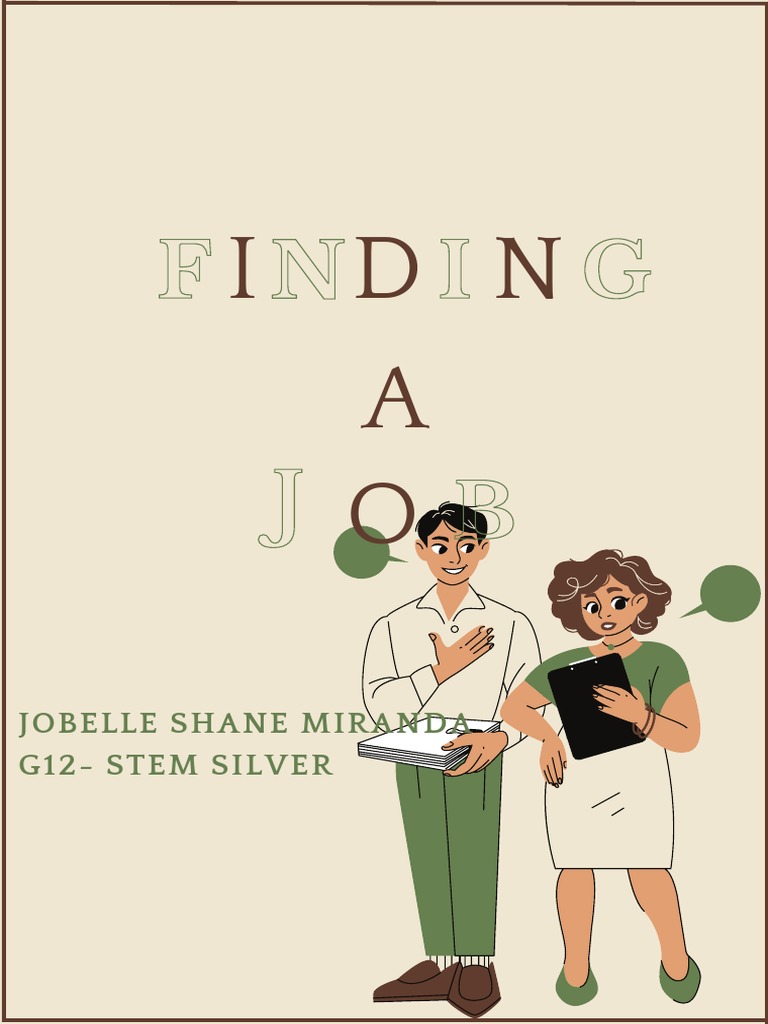 Finding A Job - Miranda | PDF