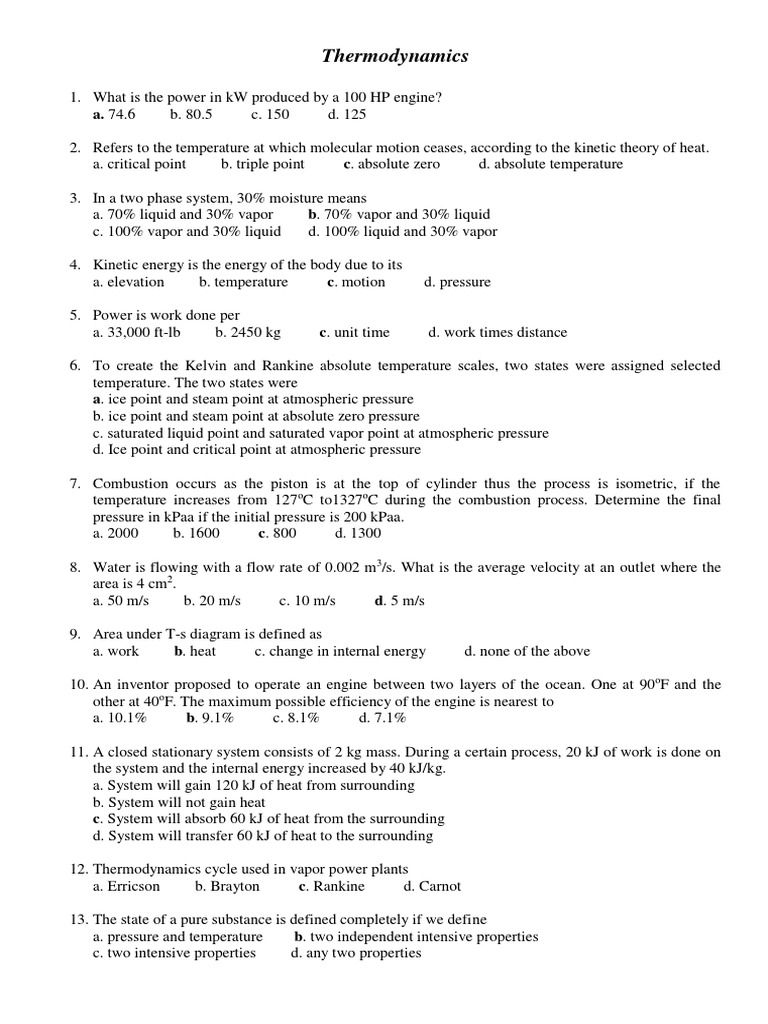 Heat and Thermo | PDF | Heat | Enthalpy