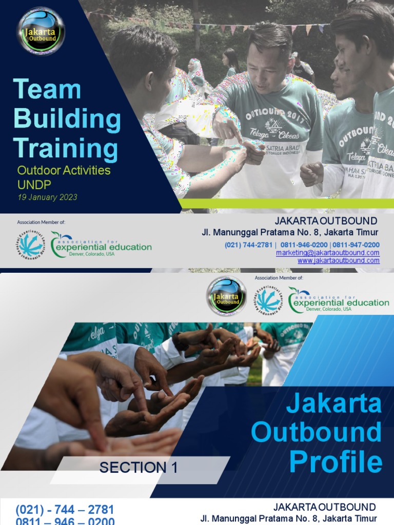 Proposal Team Building 1 Day 2022 UNDP | PDF