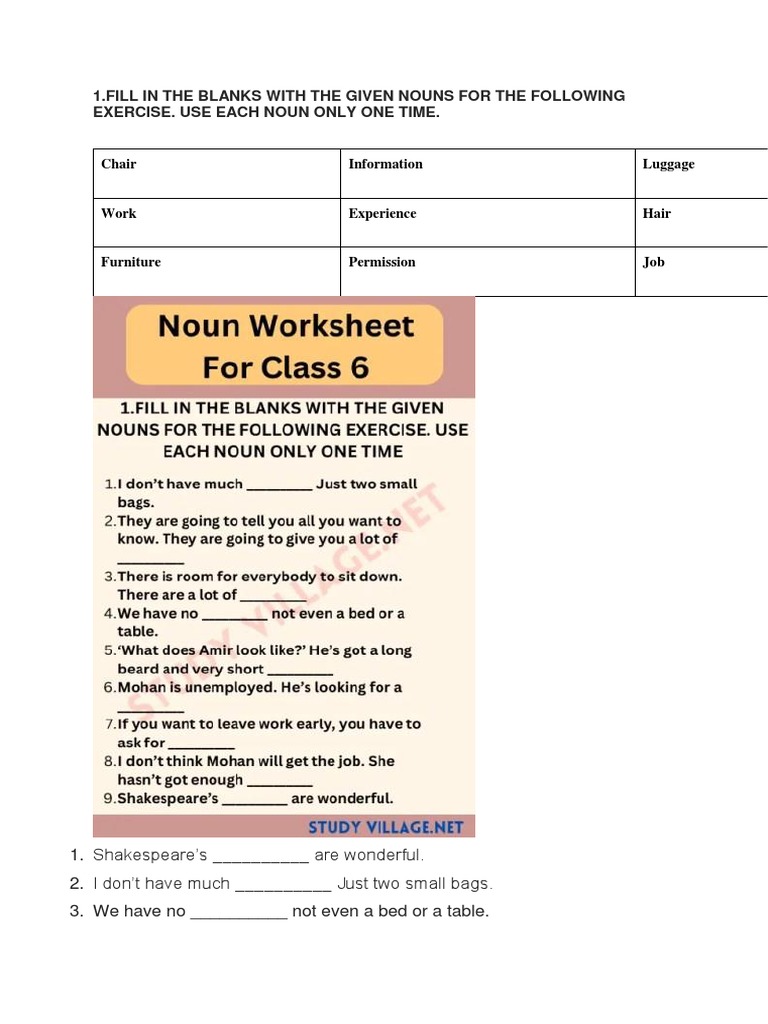 Noun Class 6 | PDF | Noun | Linguistic Morphology