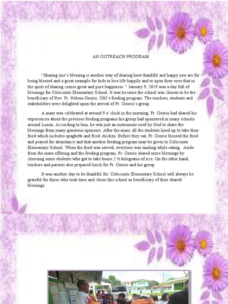 Fr. Osorio feeding narrative | PDF