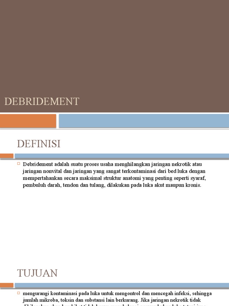 DEBRIDEMENT | PDF