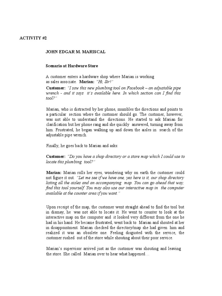 Module 1 Activity 2 | PDF