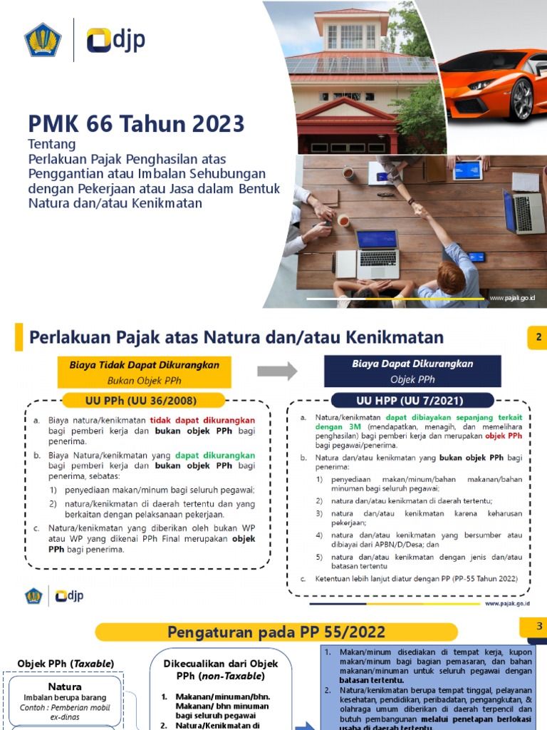 Slide PMK 66 Tahun 2023 Natura | PDF