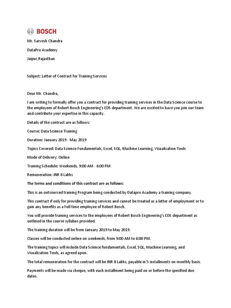 Bosch Training | PDF