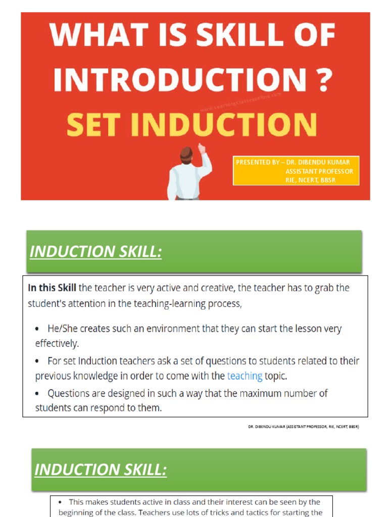 Set Induction | PDF