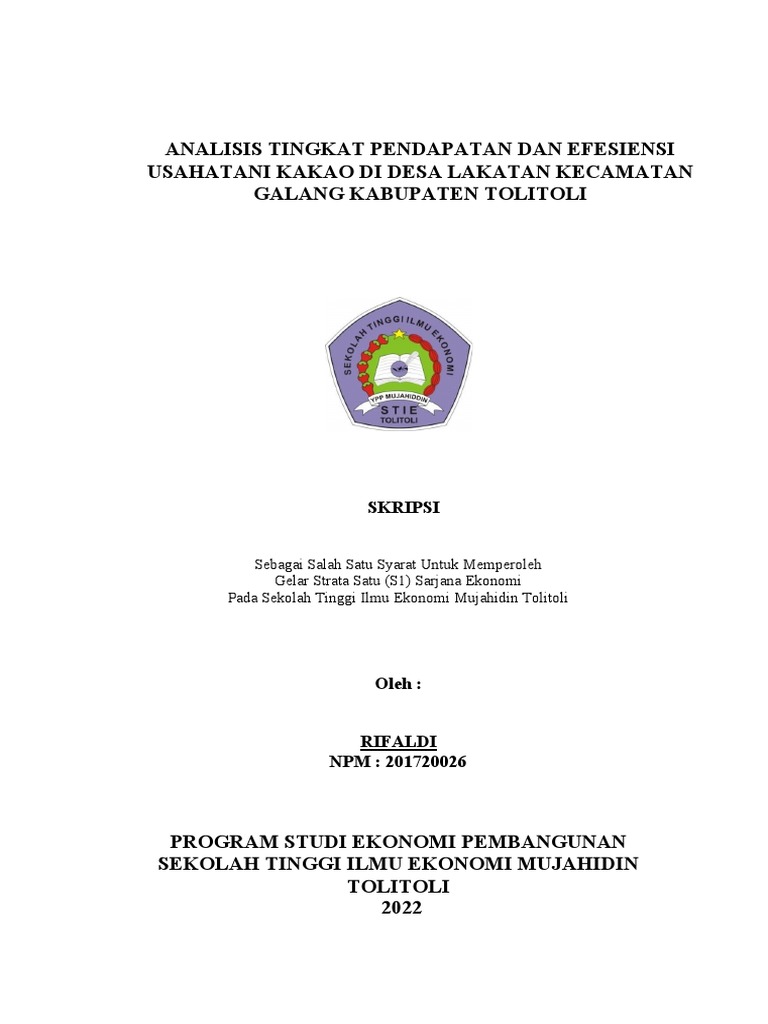Skripsi Rivaldi | PDF