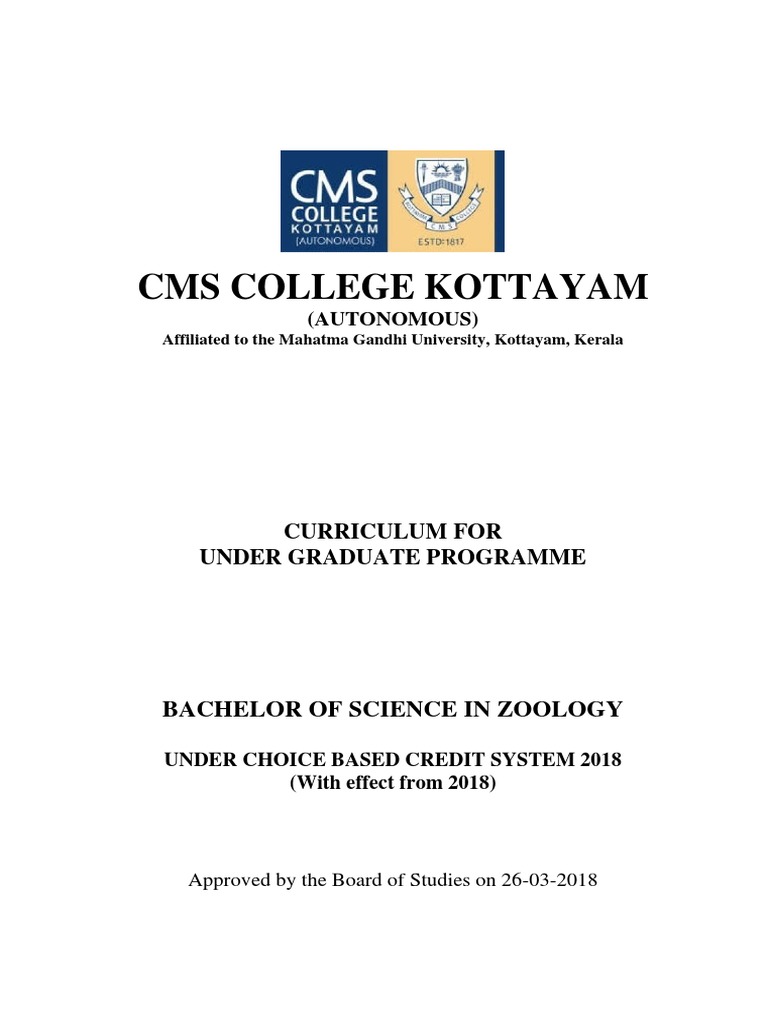 BSC Zoology Syllabus | PDF