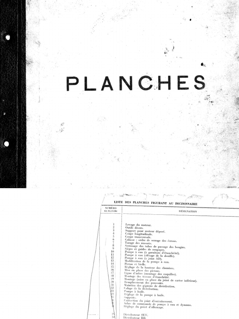 Citroen Traction Planches | PDF