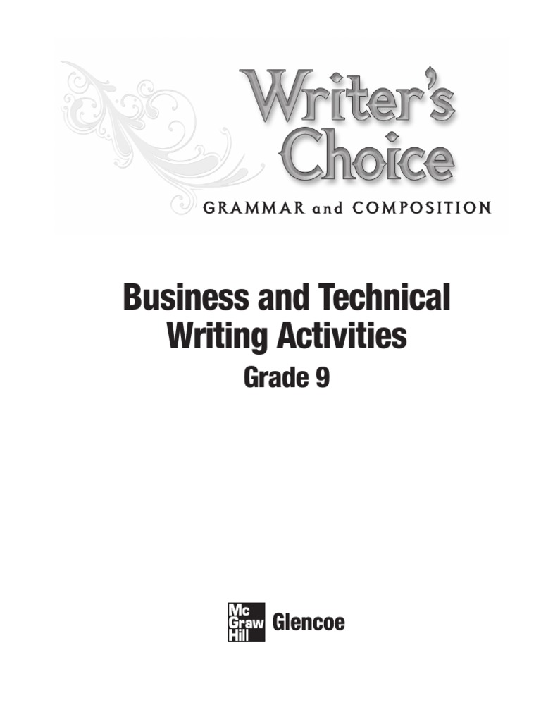 Business and Technical Writing Activities G9 | PDF Business and Technical Writing Activities G9 | PDF