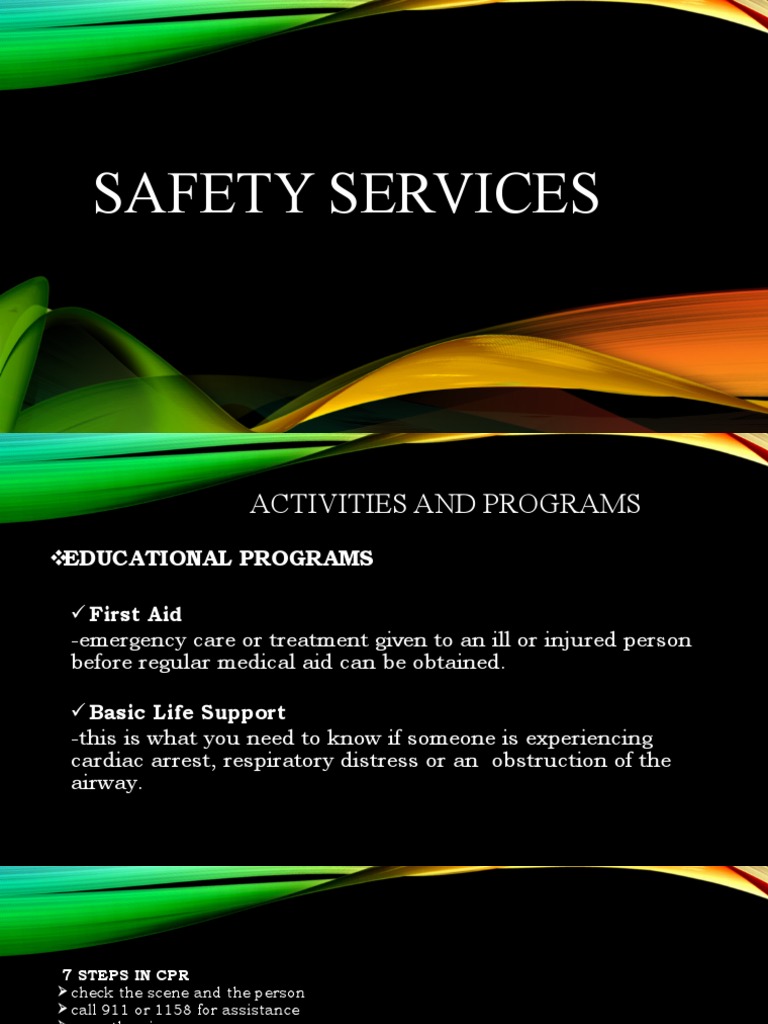Safety Services | PDF