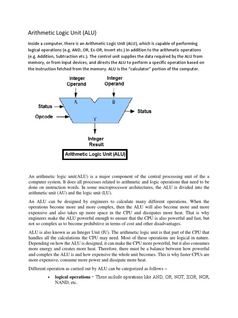 Computer Architecture .Docx | PDF | Central Processing Unit | Electronic Design
