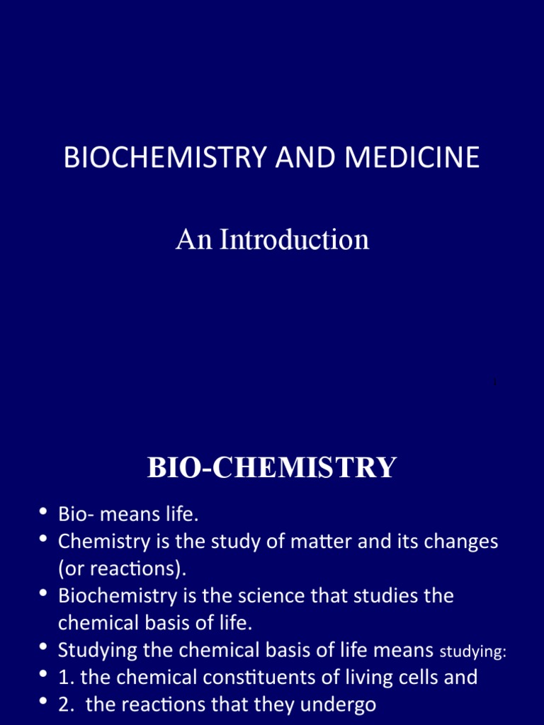 Biochemistry Course Overview | PDF | Biochemistry | Chemistry