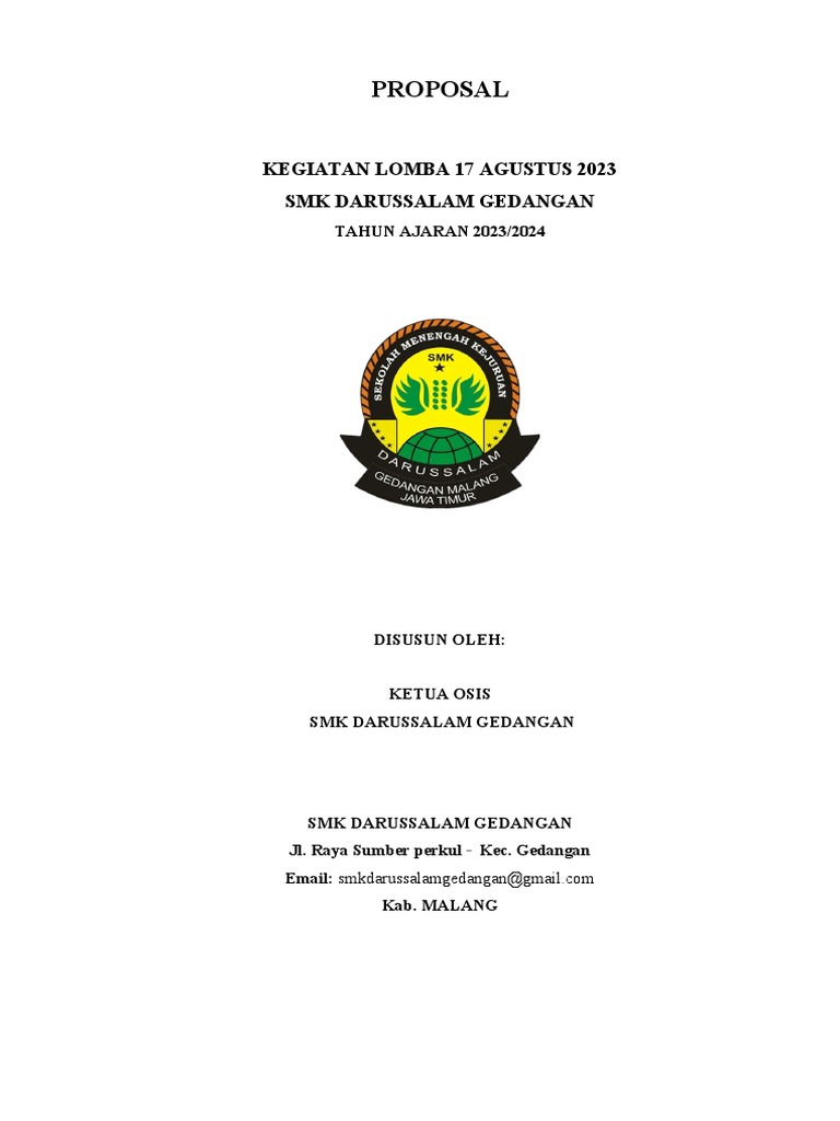 Proposal Lomba 17 An | PDF