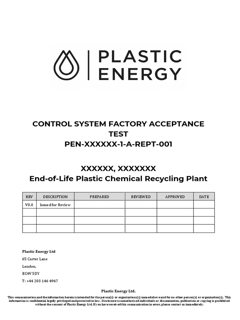 SCADA FAT Procedure - Example | PDF | Computers | Technology & Engineering