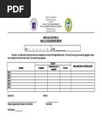 Brigada Eskwela Daily Report Form | PDF
