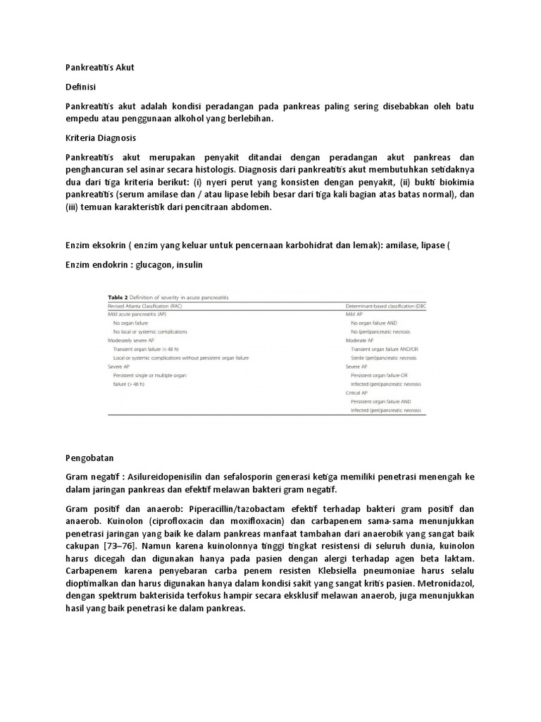 Pankreatitis Akut | PDF