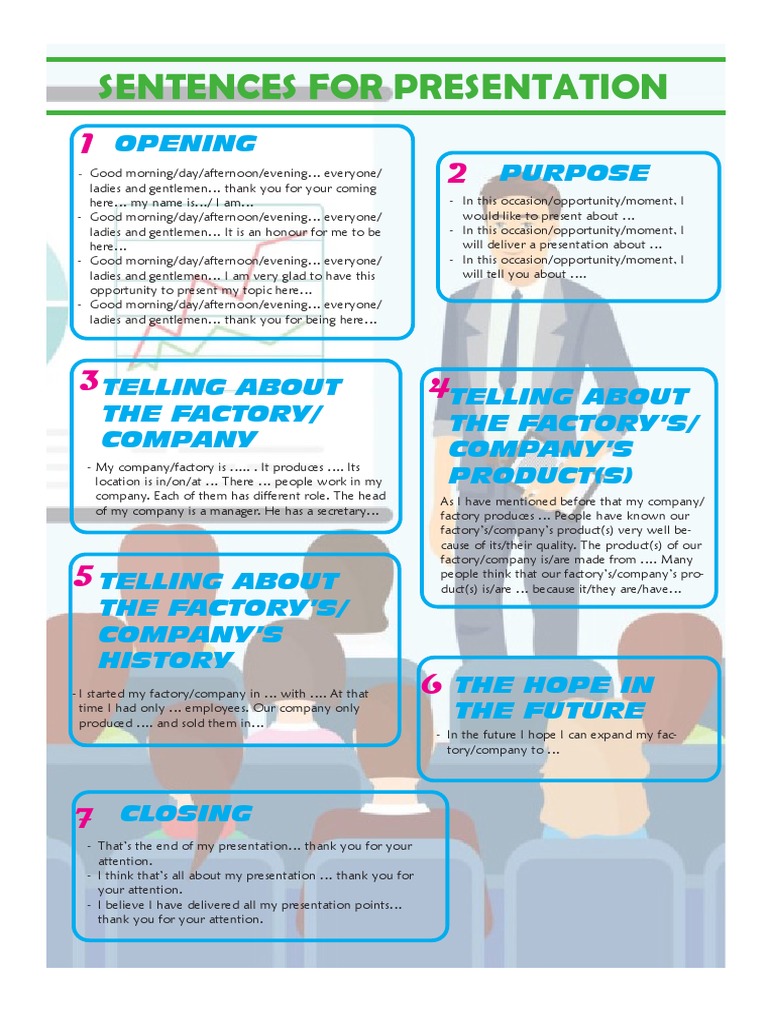 Sentences For Presentation | PDF