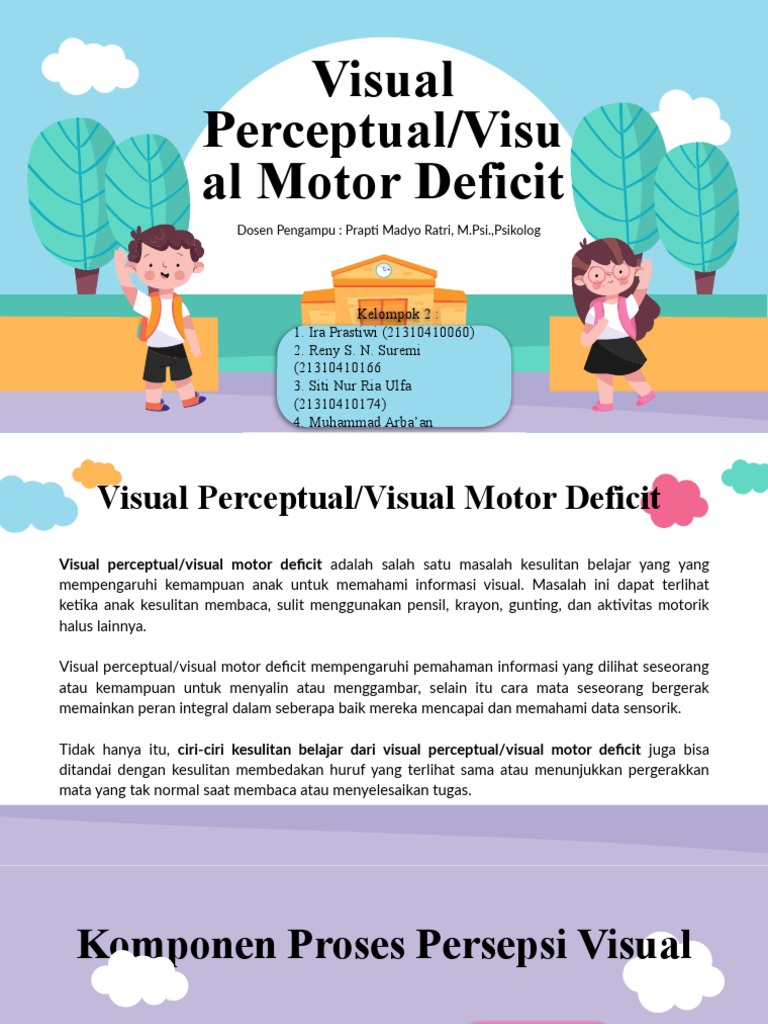 Visual Perceptual (Visual Motor Defisit) | PDF | Pengembangan Diri