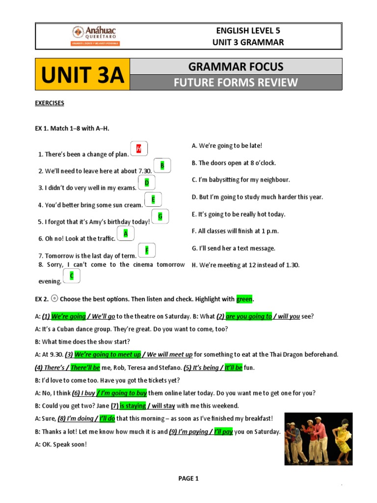 Unit 3 - Grammar (Level 5) | PDF