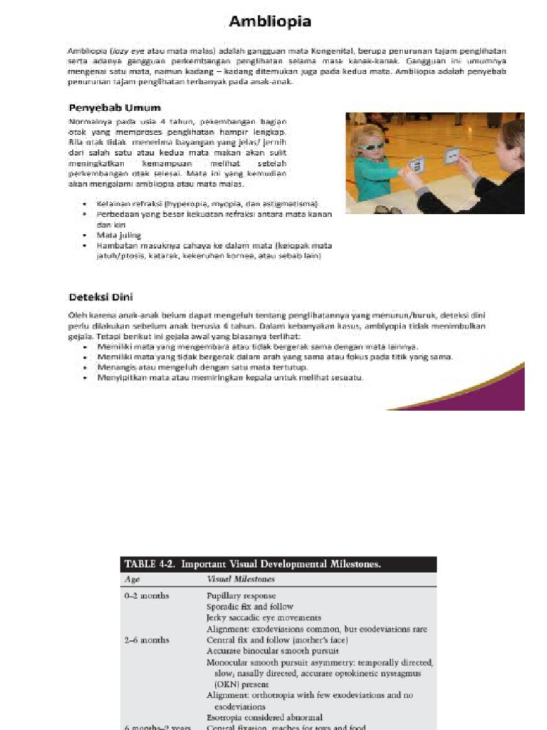 AMBLYOPIA | PDF