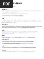 Bingo de Palabras 40 Cartones | PDF | Ocio