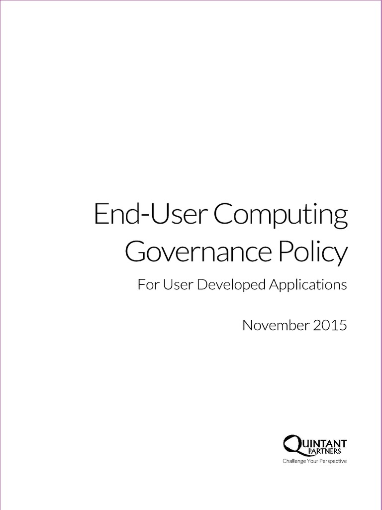 Euc Policy Sample | PDF