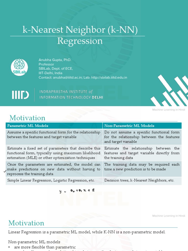 W3M3-KNN Regression | PDF