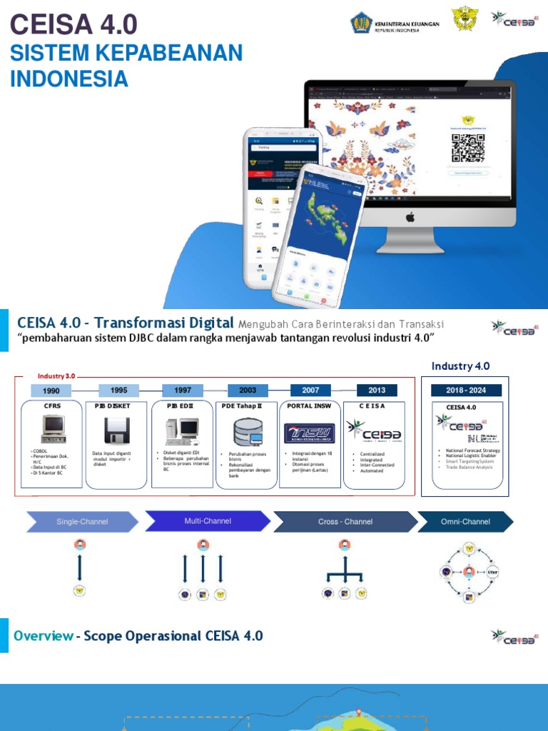 CEISA 4.0: Transformasi Digital Kepabeanan | PDF