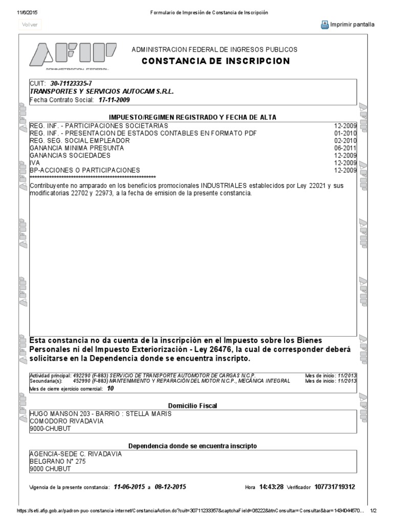 AFIP - Administración Federal de Ingresos Públicos | PDF | Economias ...