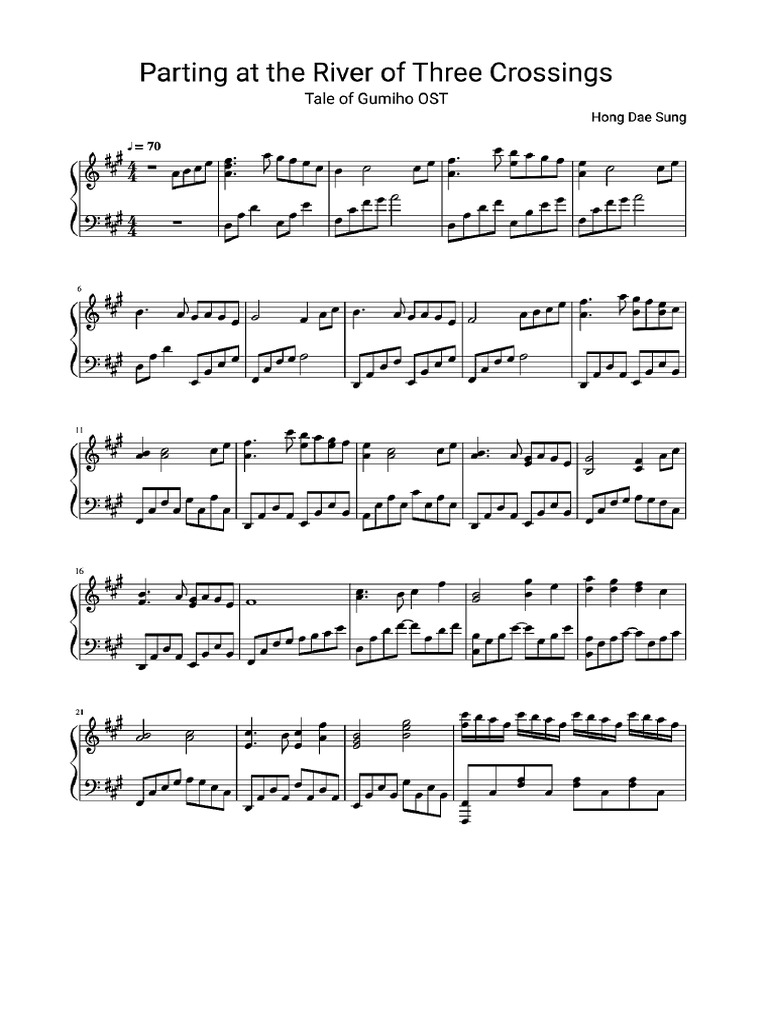 Parting at The River of Three Crossings | PDF