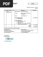 Contoh Kwitansi Rental Mobil | PDF | Bisnis | Pengelolaan Keuangan & Uang