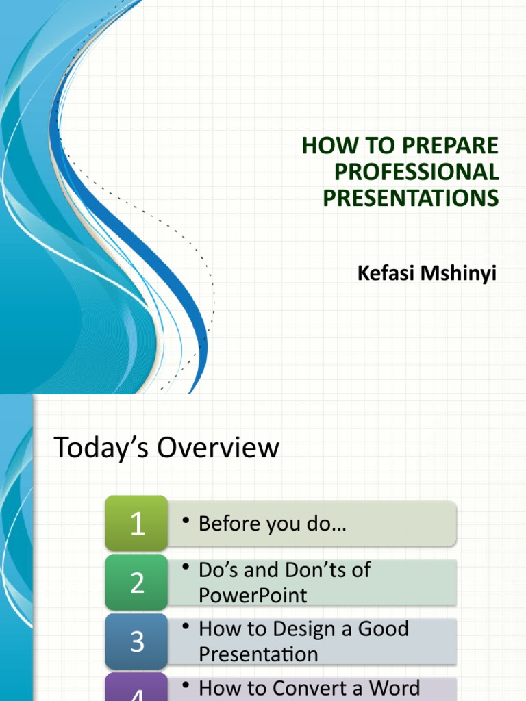 How To Design Professional Looking Presentations | PDF | Microsoft Power Point | Human Communication