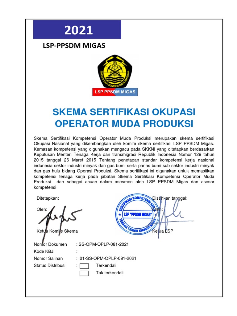 Operasi Produksi Operator Muda | PDF